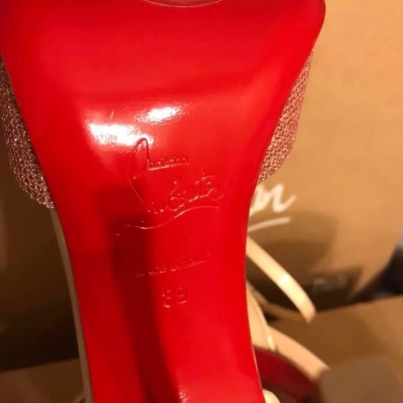 Christian Louboutin | Shoes | Barbie Christian Louboutin Pink Glitter ...